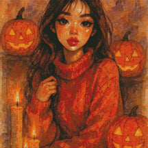 Spooky Season by Little Baby Delirium Diamond Painting Kit | MDD – MDD ...